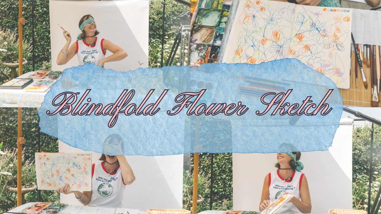Blindfold Drawing Challenge: Trust Your Instincts With Colored Pencil ...