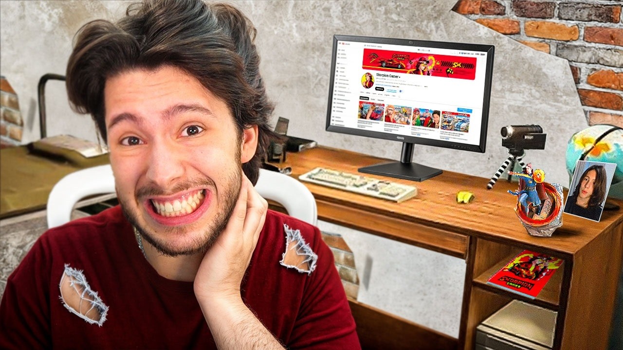 COMECEI MEU CANAL DO ZERO!! (Streamer life simulator) - YouTube