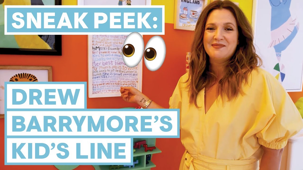 Drew Barrymore's New Home Kids' Line - YouTube