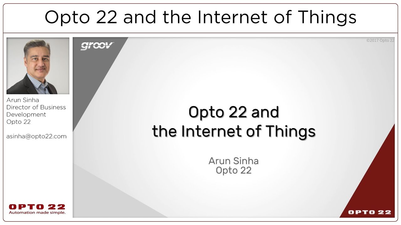 Opto 22 and the internet of Things - YouTube