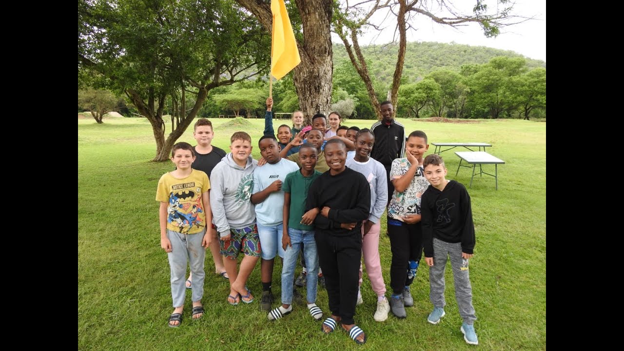 War cries!! ;-) Grade 6s enjoy unforgettable veldskool at Mankele - YouTube