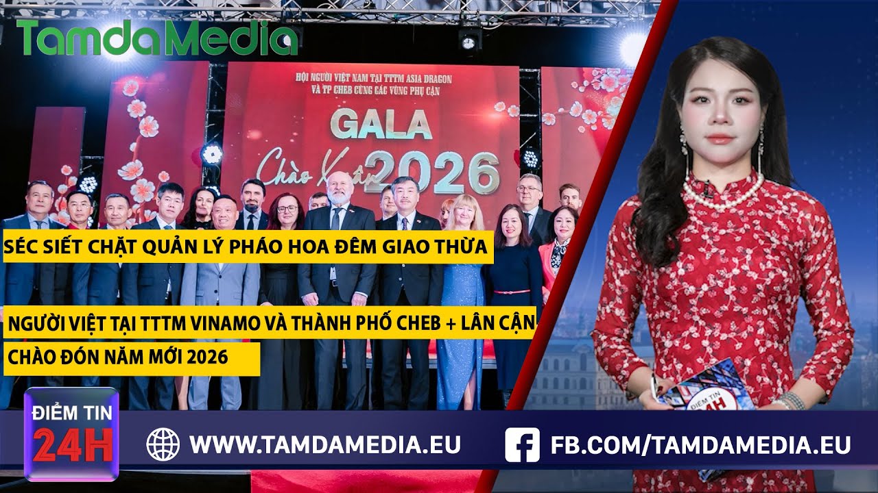 TamdaMedia | ĐIỂM TIN 24H - 31.12.2025 | Người Việt tại vùng Cheb và ...