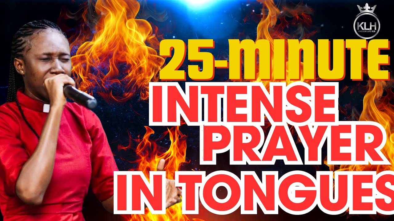 25-MINUTE INTENSE PRAYER IN TONGUES BY REV JUANITA ANTWI - YouTube