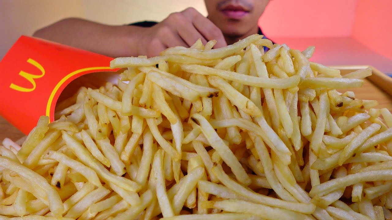 MCDONALDS FRIES CRAVINGS MUKBANG ASMR *No Talking* - YouTube