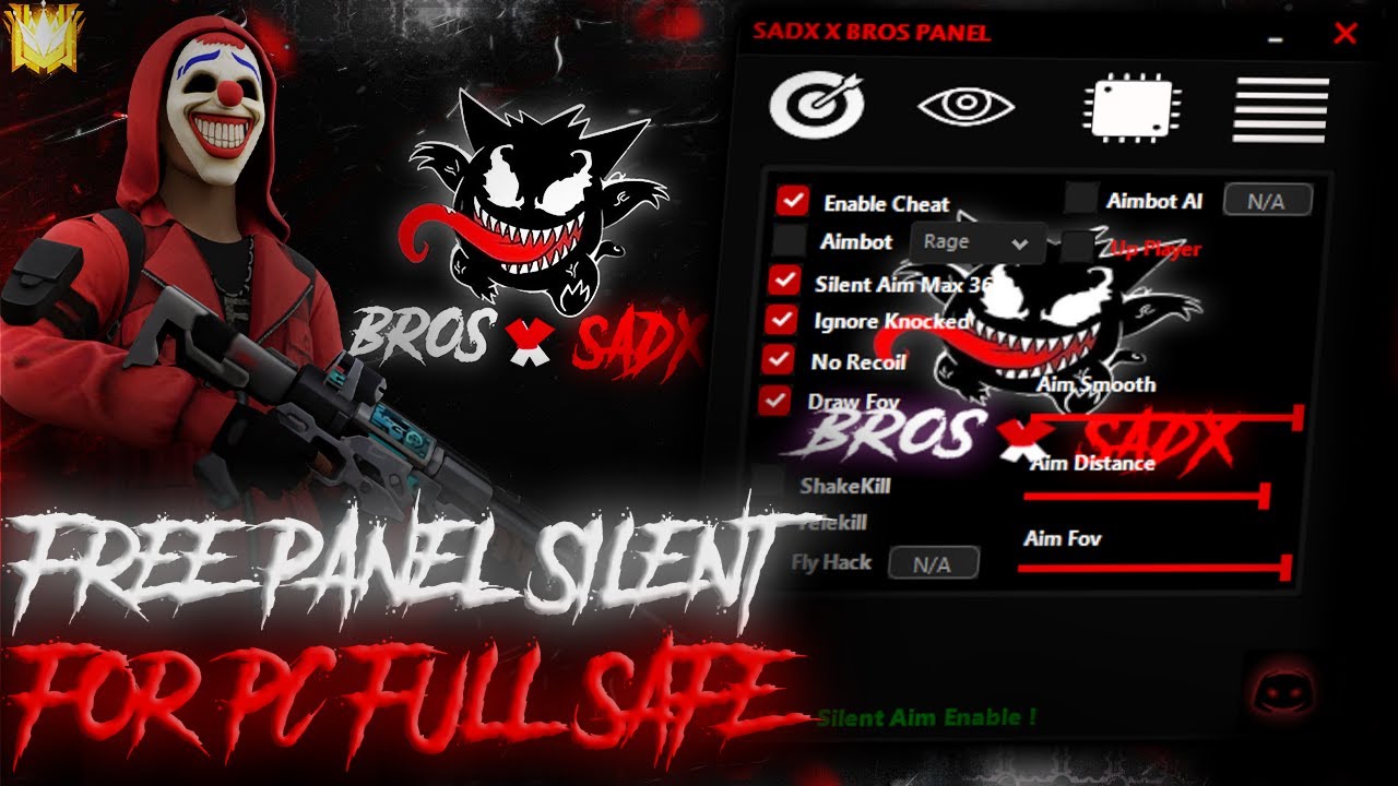 FREE PANEL PC OB52 FREE FIRE AIMKILL 100% LIFETIME 🎁| ANTI BAN 100 % ...
