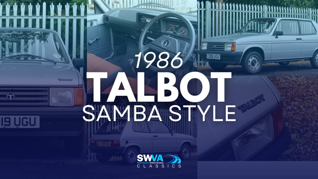 LOT 56 - Talbot Samba Style 1986 | SWVA 31st October 2024 Autumn ...