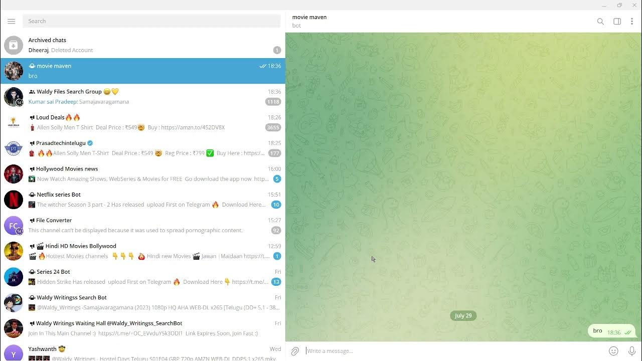 Movie Information and History Telegram Bot with Firebase Integration - YouTube