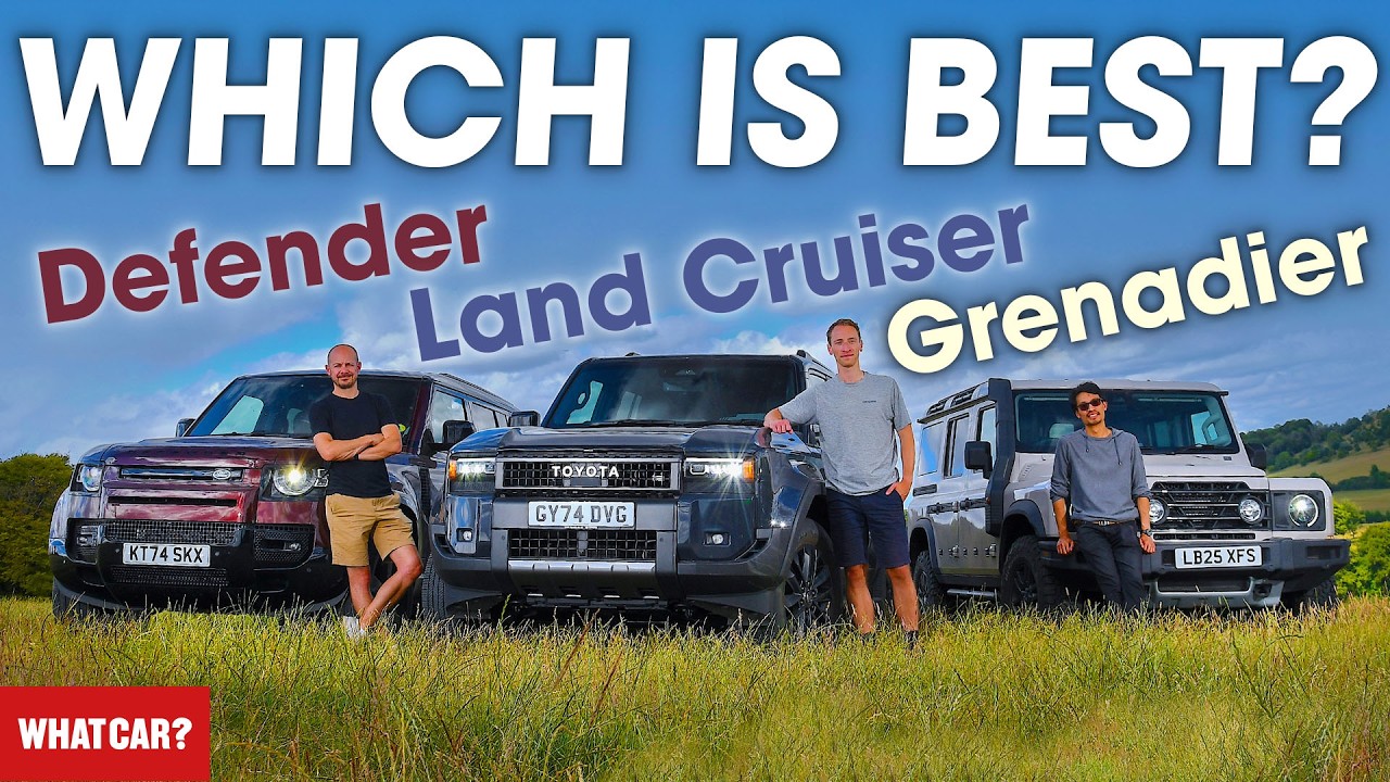 NEW Toyota Land Cruiser vs Land Rover Defender vs Ineos Grenadier ...