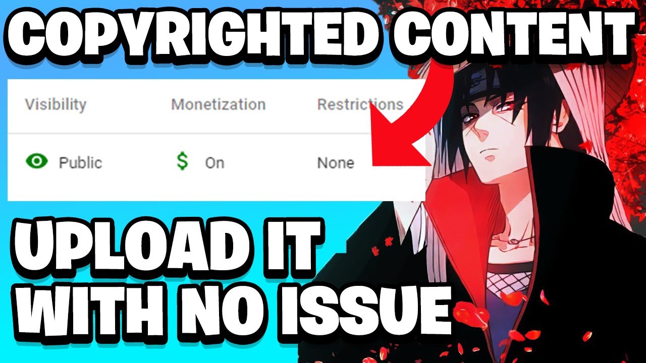 How To Upload Copyrighted Song Movie Anime Other Content In YouTube Without Copyright Issue how-to-upload-copyrighted-song-movie-anime-other-content-in-youtube-without-copyright-issue
