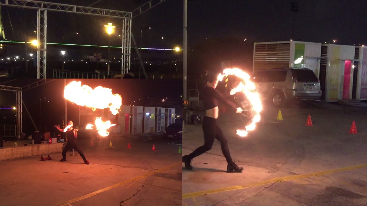Insane Fire Dance show |Taiwan - YouTube