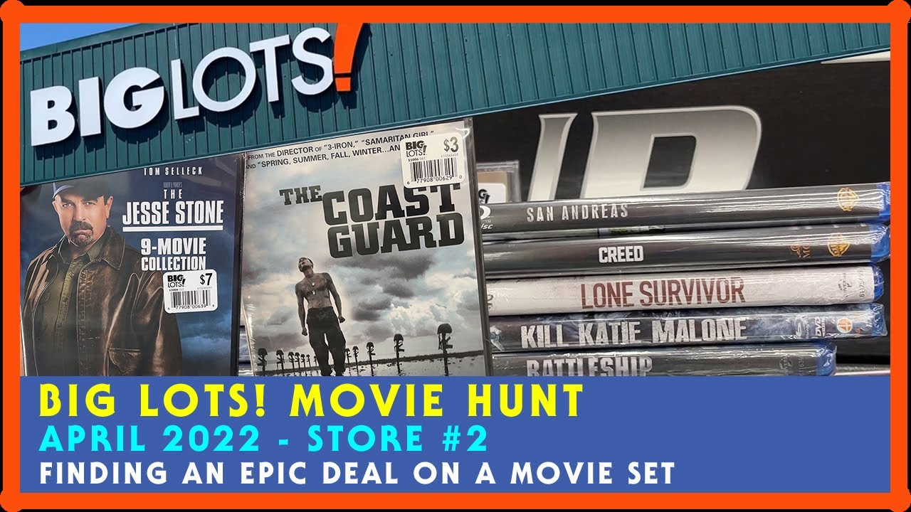 BIG LOTS APRIL 2022 DVD & Blu Ray Movie Hunt #2 - Quick Search + Small ...