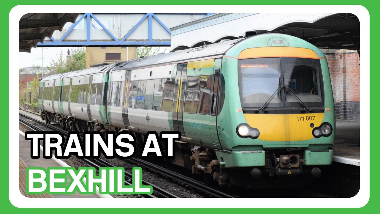 Trains at Bexhill railway station (01/05/2023) - YouTube