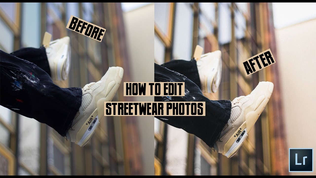 How To Edit Streetwear Photography - YouTube