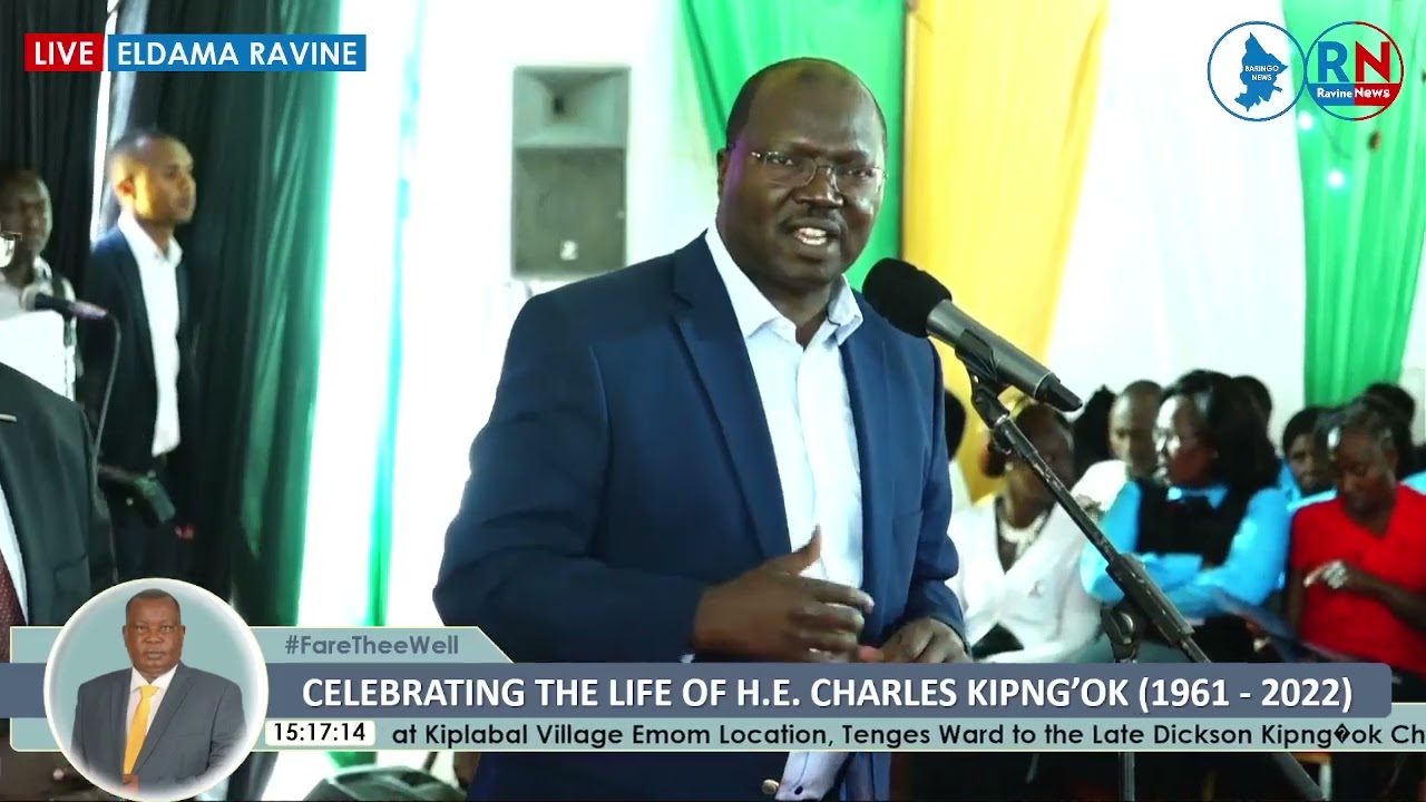 Labour CS Simon Chelugui speech during the final send off of Baringo ...