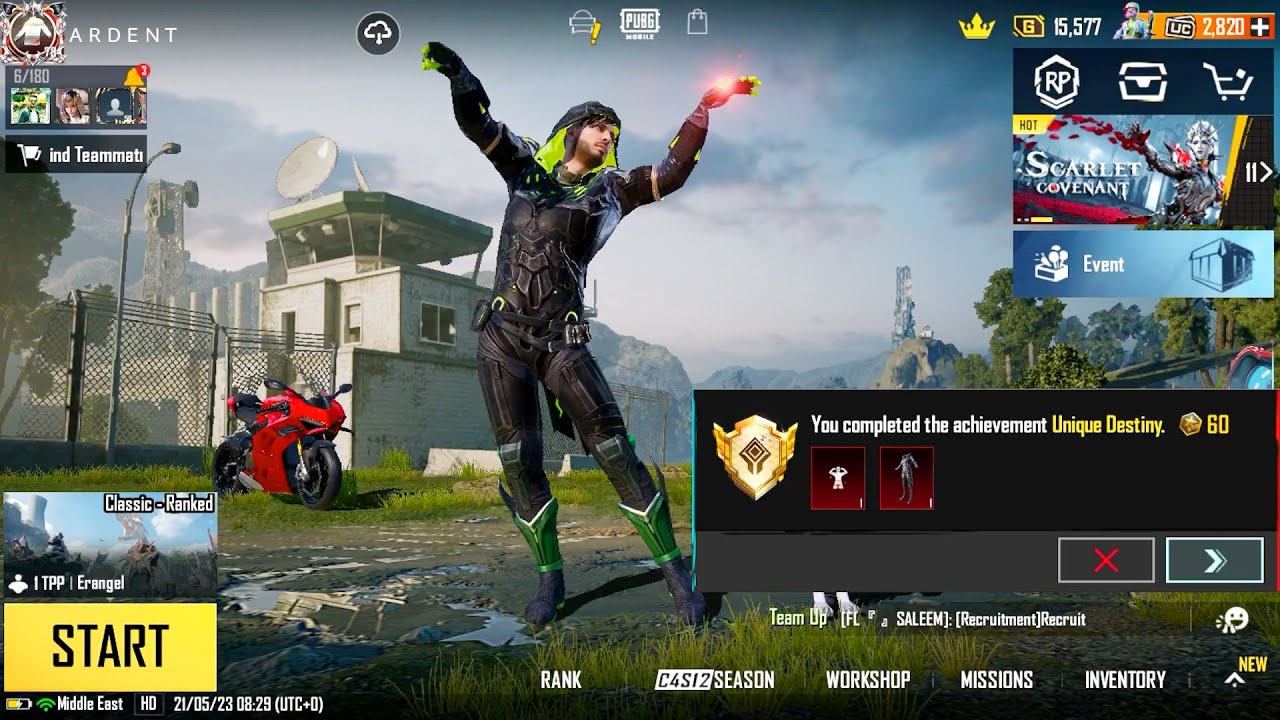 Got Unique Destiny Title In PUBG Mobile - YouTube