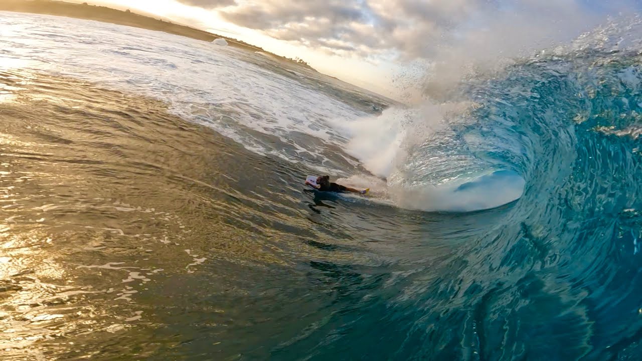 POV BODYBOARD - BIGGEST BARRELS OF MY LIFE - YouTube