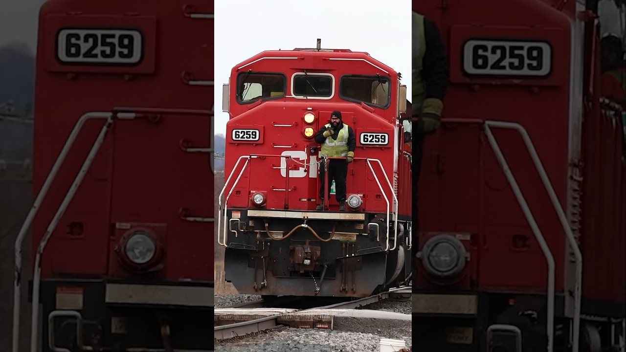 CP 6259 Departs Spence Yard - YouTube
