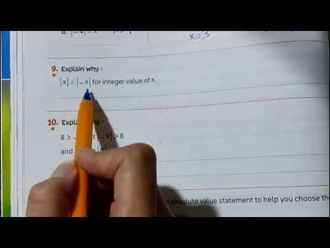 exercises on unit 2 lessons 5&6 / Exploring absolute value / comparing absolute values / الصف ...