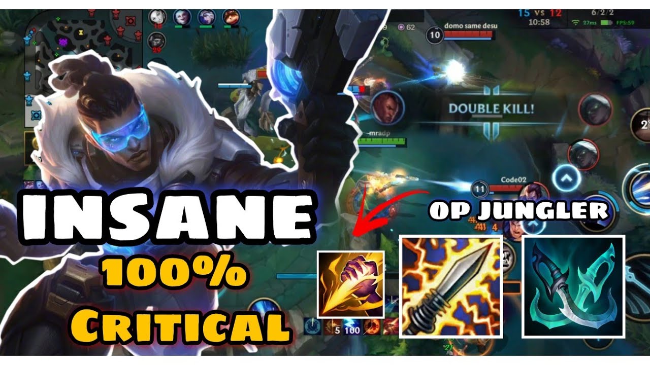 LUCIAN JUNGLE GUIDE LUCIAN ITEM BUILD FULL CRITICAL WILDRIFT LOL - YouTube
