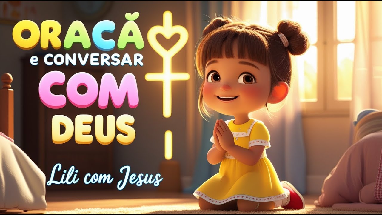 🙏 Orar é falar com Jesus. Canção que ensina as crianças a conversar com ...