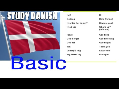 Learning Danish Basic Level - YouTube