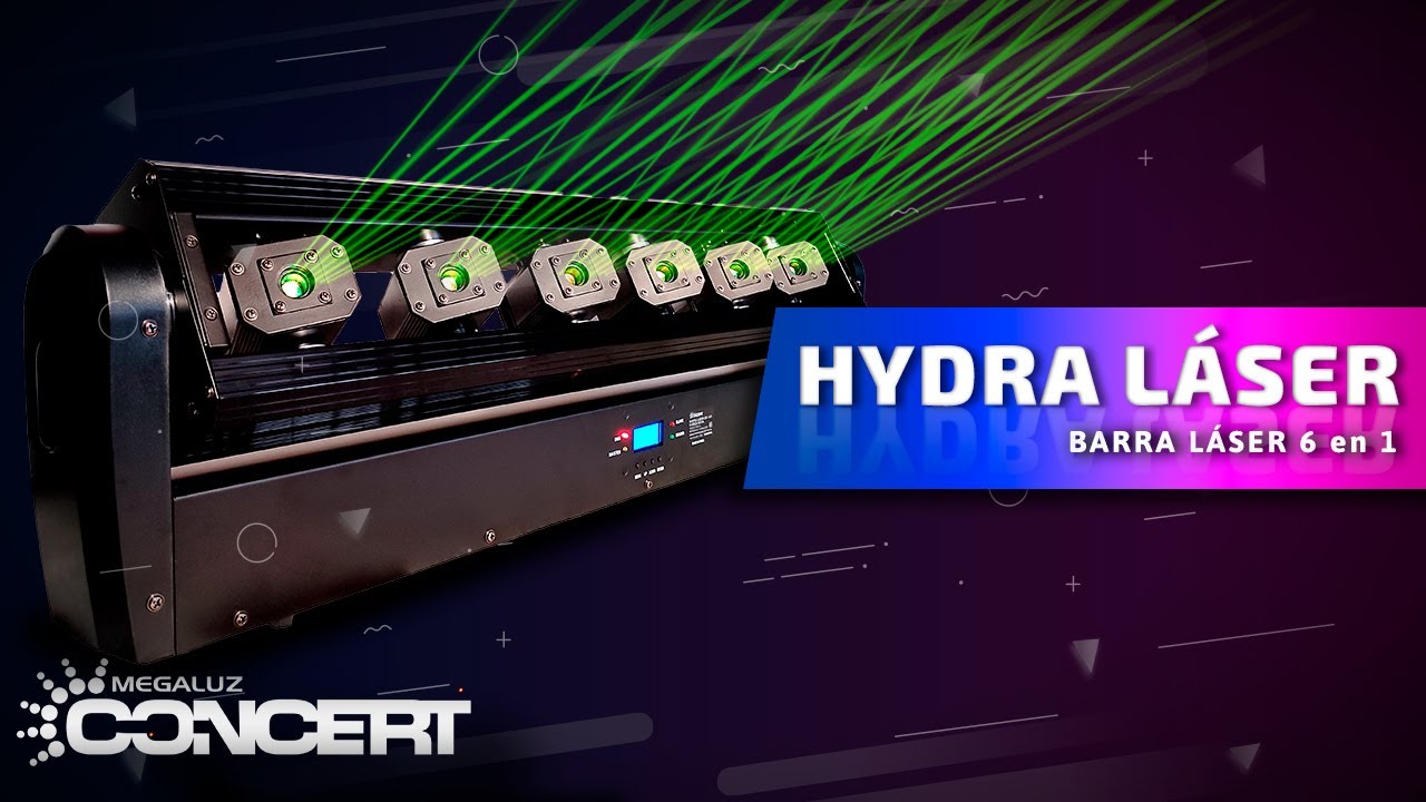 CONCERT│HYDRA LÁSER. 6 LÁSERES EN 1 PARA TU PRÓXIMO EVENTO. YA NO ...