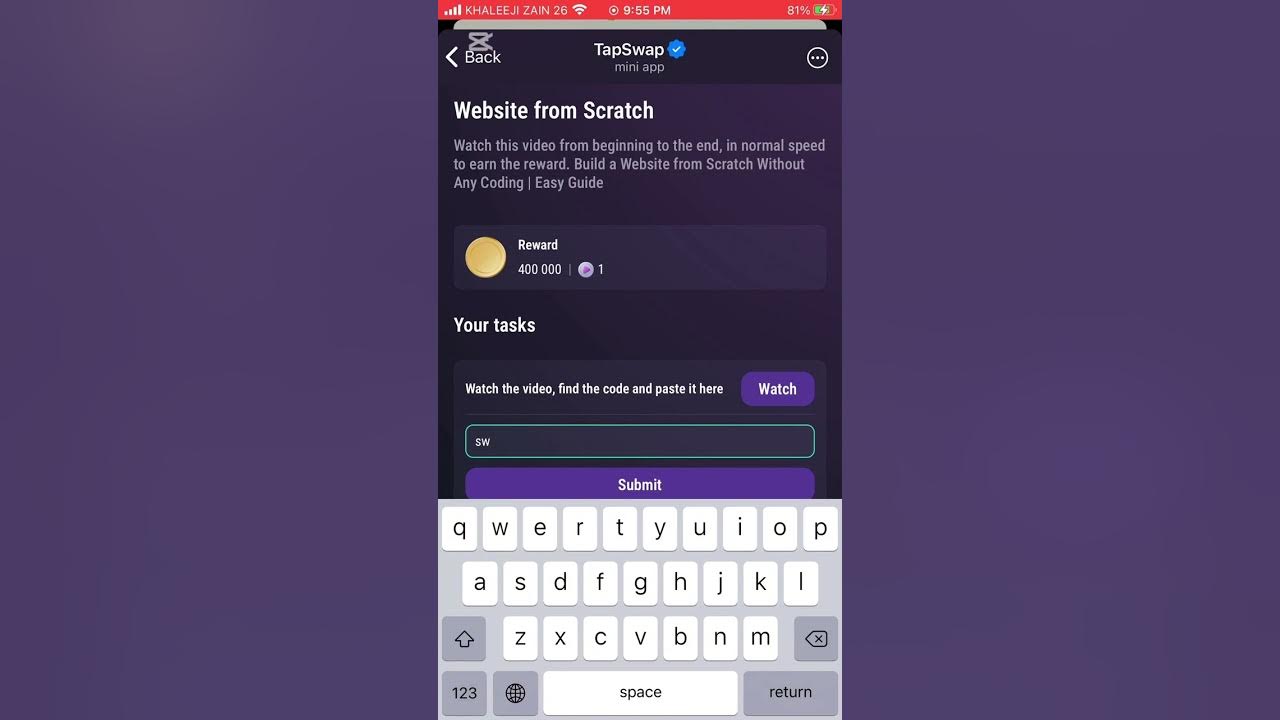 Website from Scratch | Tapswap Code | Build a Website from Scratch Without Any Coding | Easy ...