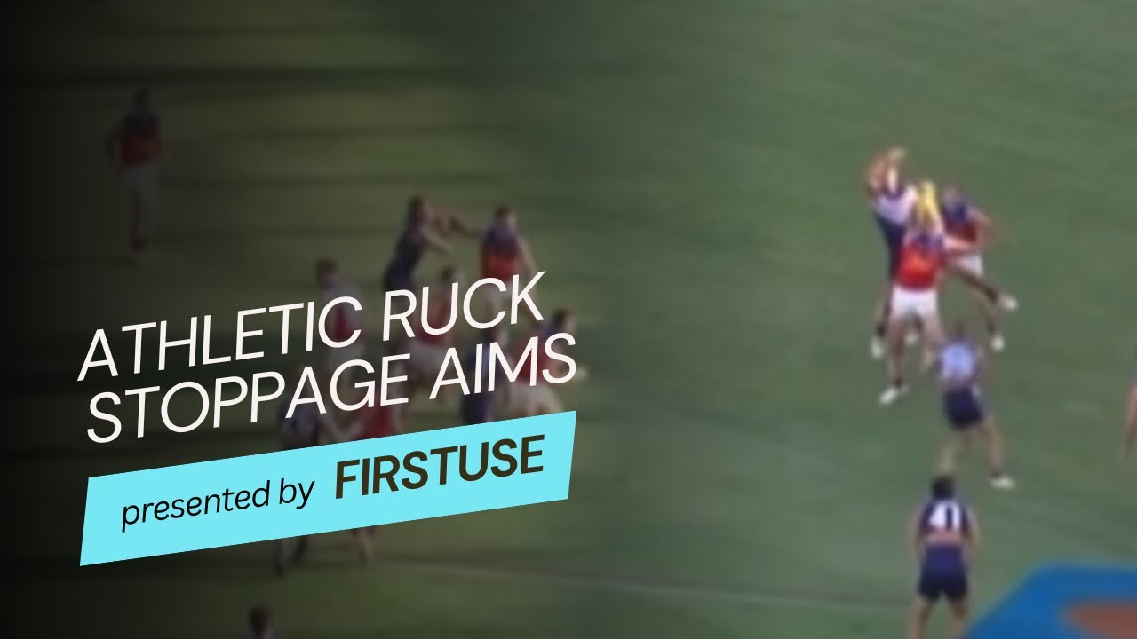 Athletic AFL Ruck Stoppage Drills - YouTube