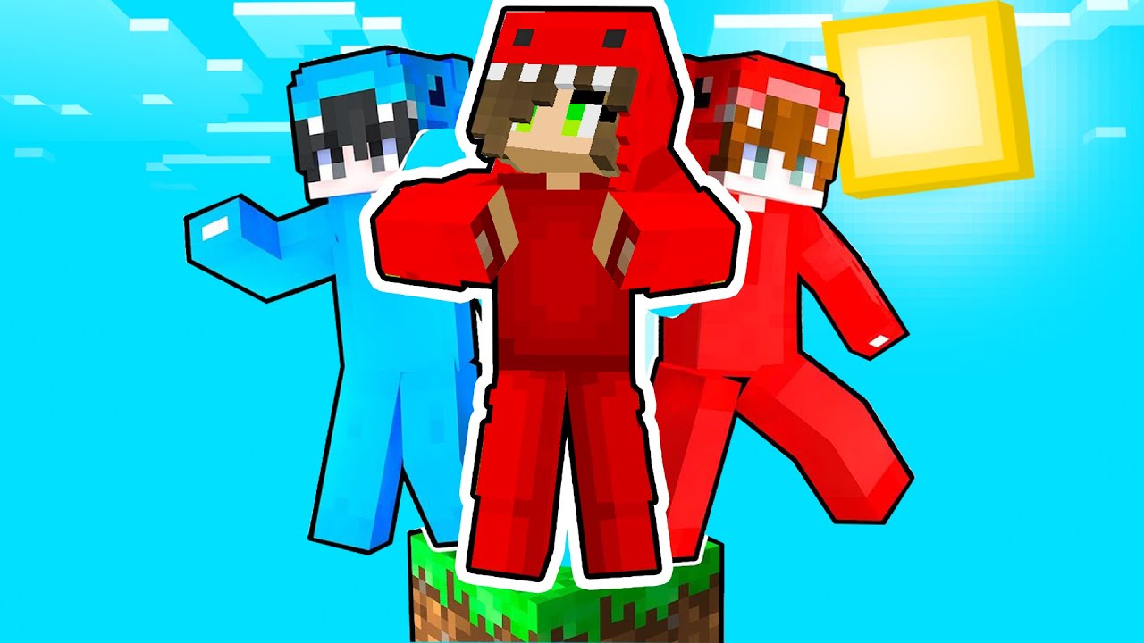 Minecraft Pero Estamos En Un Bloque Con Dagar Y Nacho😱 Youtube