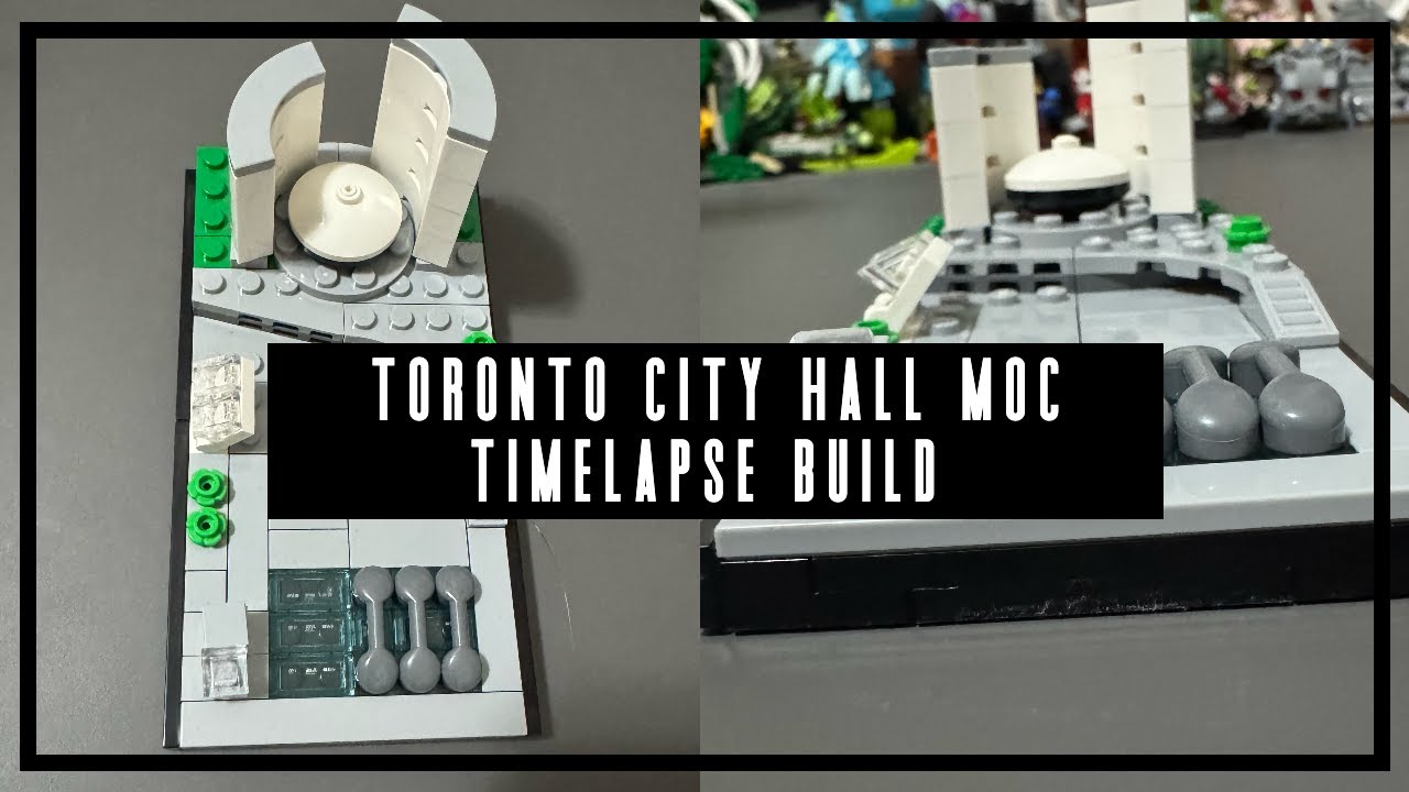 Custom LEGO Toronto City Hall Timelapse Build | Exclusive MOC from ...