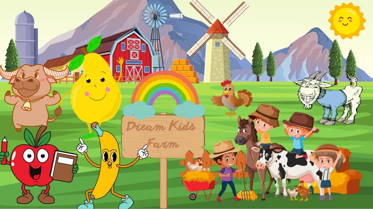 Joyful Farm Adventures: Fun English Learning for Kids!| Happy Farm ...