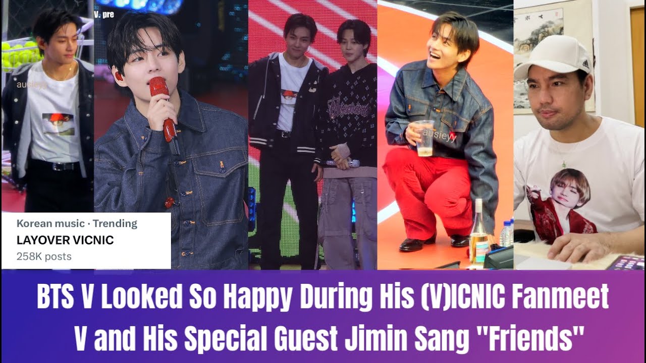 BTS V Looked So Happy During his (V)ICNIC Fanmeet; V and His Special ...