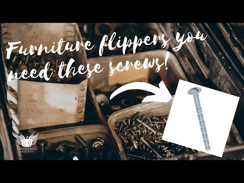 Quick Tip / You Need These Screws if you Upcycle Furniture!