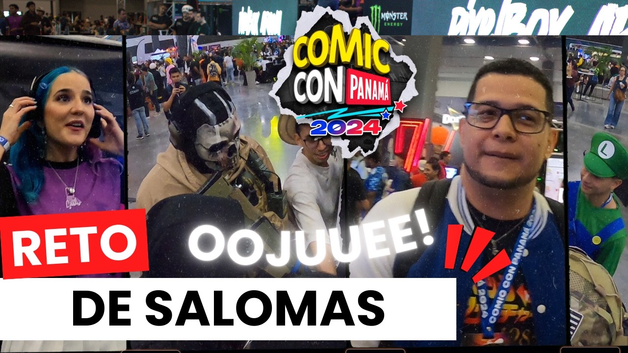 Comic Con 2024 Panamá - HAGO QUE LA GENTE BAILE GRITE Y SALOME - YouTube