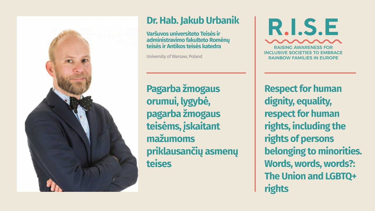 Respect for human dignity, equality, respect for human rights - YouTube