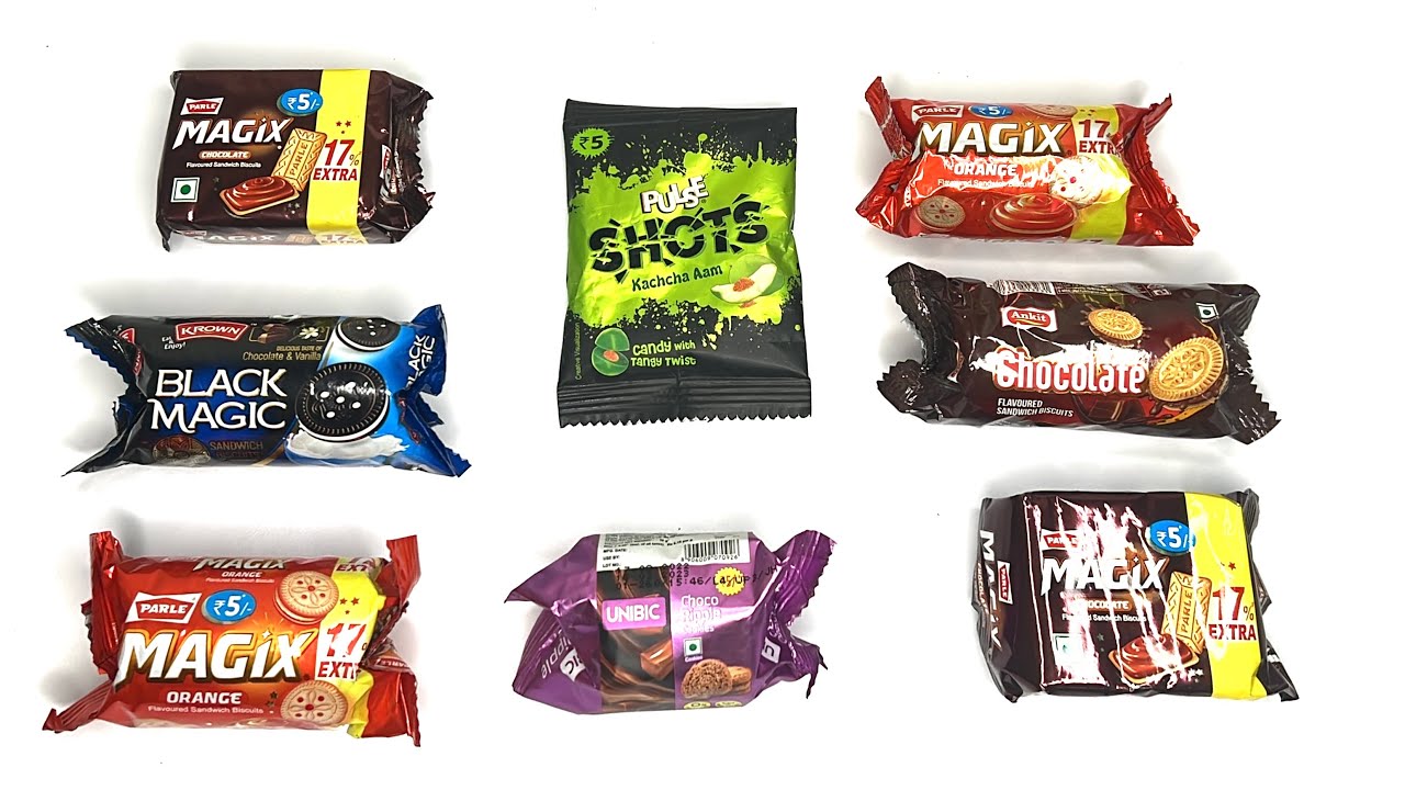 Unibic chocolate flavoured cookies or Parle Magix very testy cookies ...