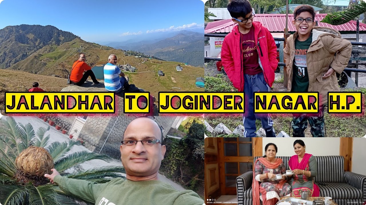 Joginder Nagar Himachal Pradesh (Jalandhar to Parashar Lake Tour Part ...