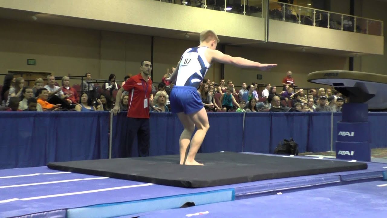 Cameron Bock - Vault - 2015 Winter Cup Prelims - YouTube