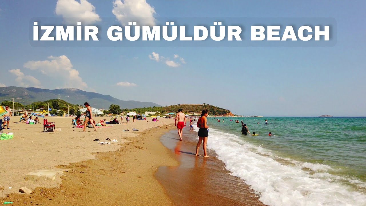 Izmir Walking Tour: Gümüldür Beach | Turkey Travel 2022 | 4K UHD 60fps ...