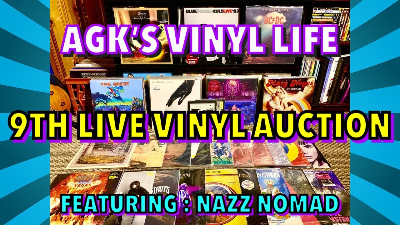 AGK’s 9th Live Vinyl Auction (with Nazz Nomad) - YouTube