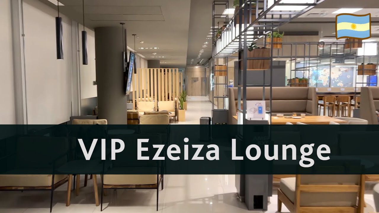 Sala VIP Ezeiza Lounge American Express ️ Buenos Aires - YouTube