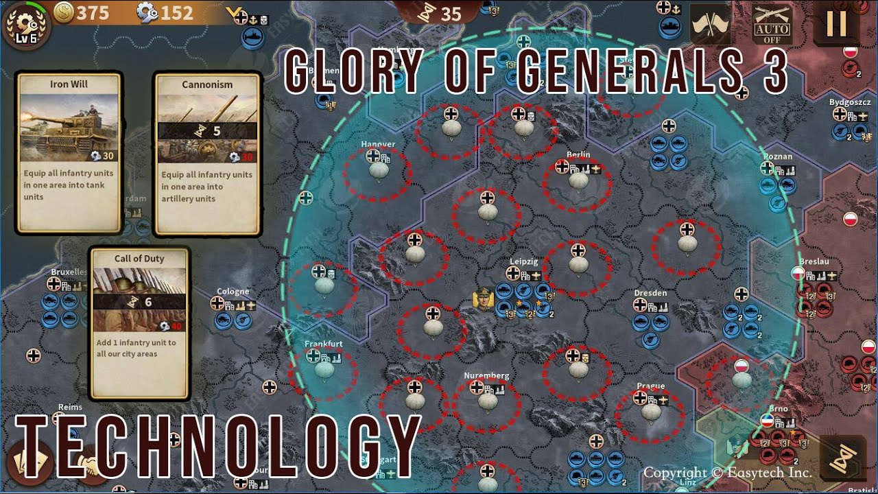 Glory of Generals 3: Technology - YouTube