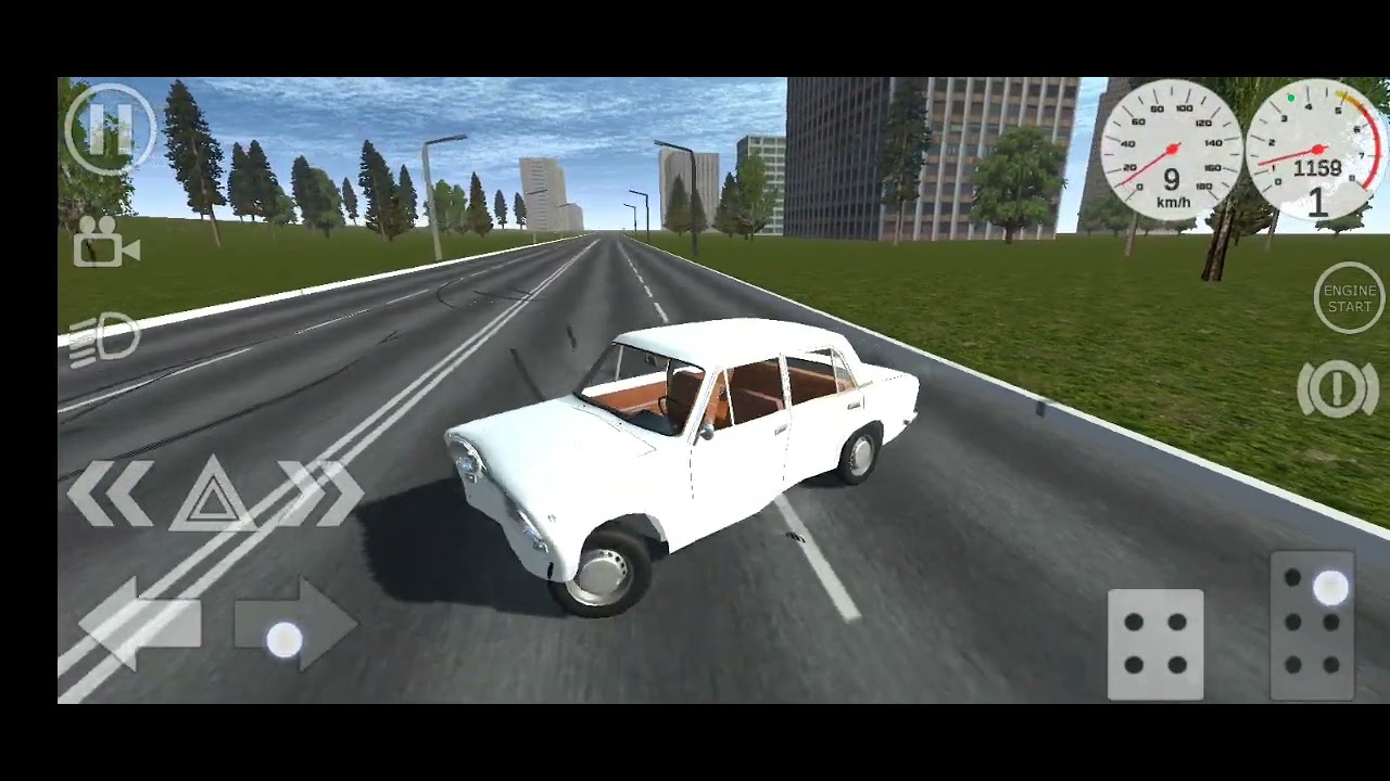 simple car crash physics simulator invisible car chase 1 - YouTube