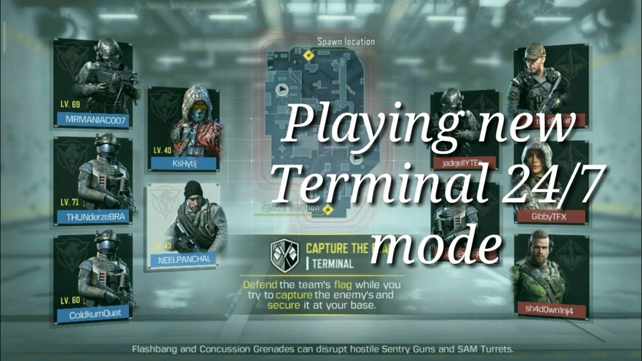 Playing New Terminal 24/7 Mode ||Call of Duty || It'sHuman Gaming ...