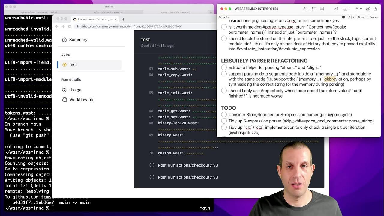 Making a WebAssembly interpreter in Ruby, part 33 - YouTube