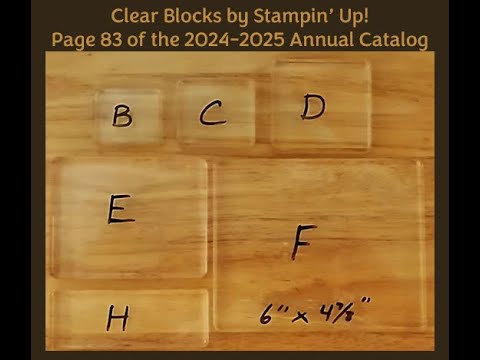 Clear Blocks from Stampin' Up! - YouTube