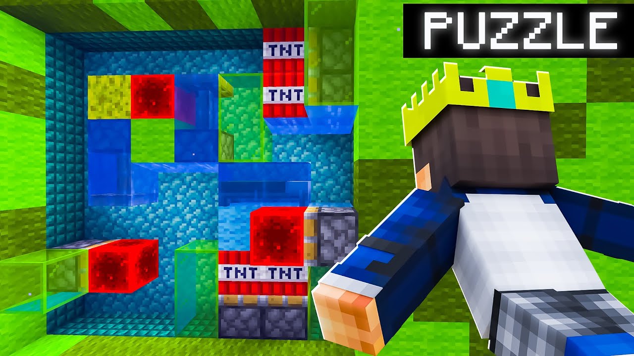 5 EXTREME PUZZLE ROOM CHALLENGE in Minecraft! - YouTube