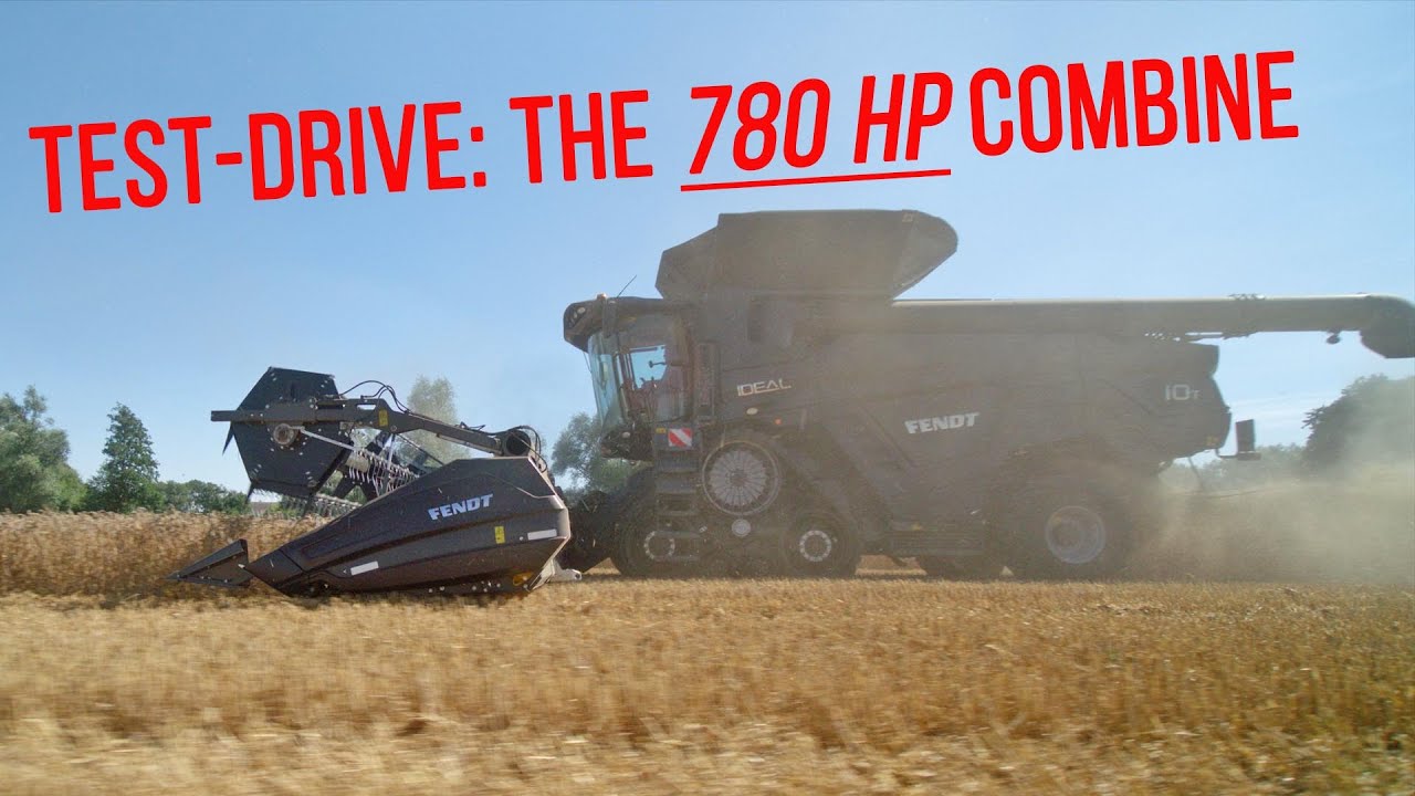 Fendt IDEAL 10T combine Test-Drive (17,100 litre grain tank and no ...