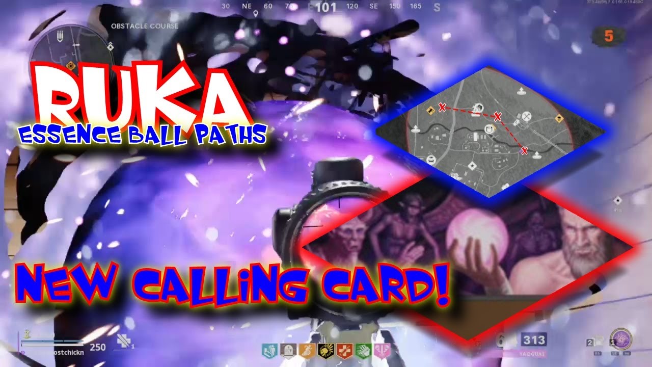 RUKA ESSENCE BALL PATHS SEASON 4 OUTBREAK COLDWAR ZOMBIES PART 1 NEW ...