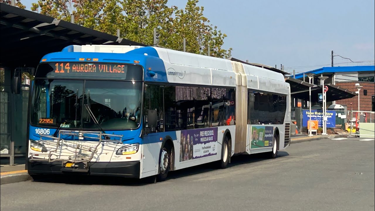 Community Transit Rt 114 On A 2016 NFI XD60 - YouTube